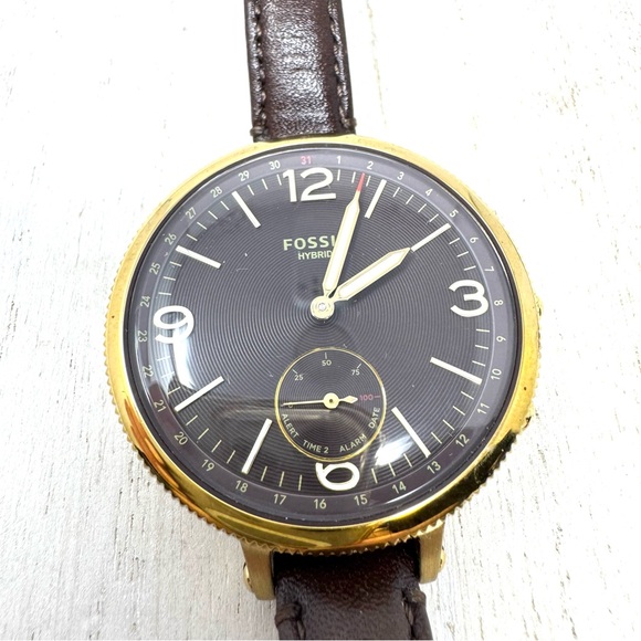 Fossil | Accessories | Fossil Hybrid Watch Leather Fossil Watch Band ...